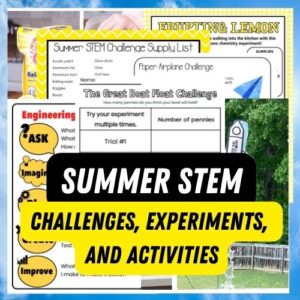 Summer STEM Projects Pack for Kids - Ultimate Slime Guide